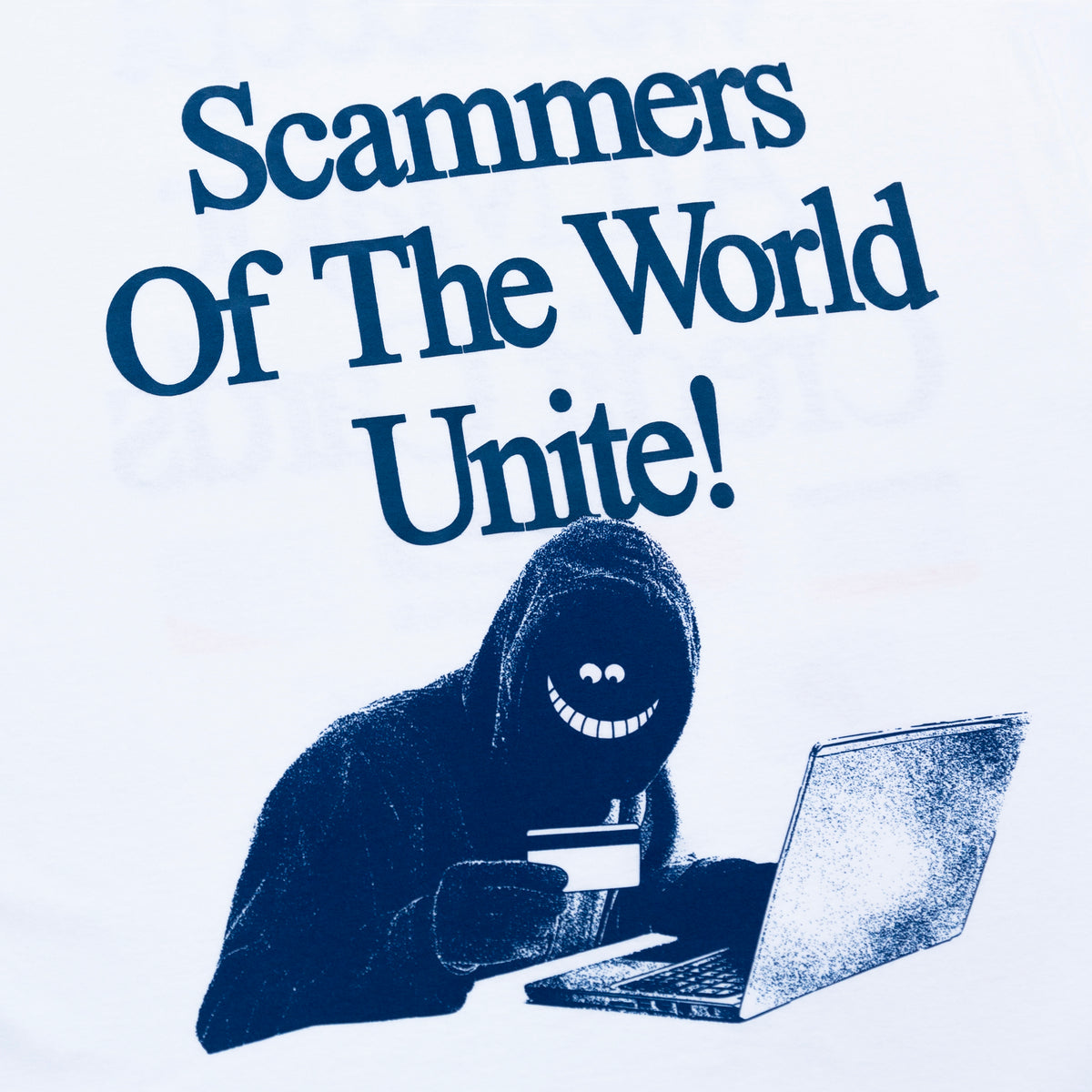 Scammers Unite SS Tee - White – 1800-Paradise